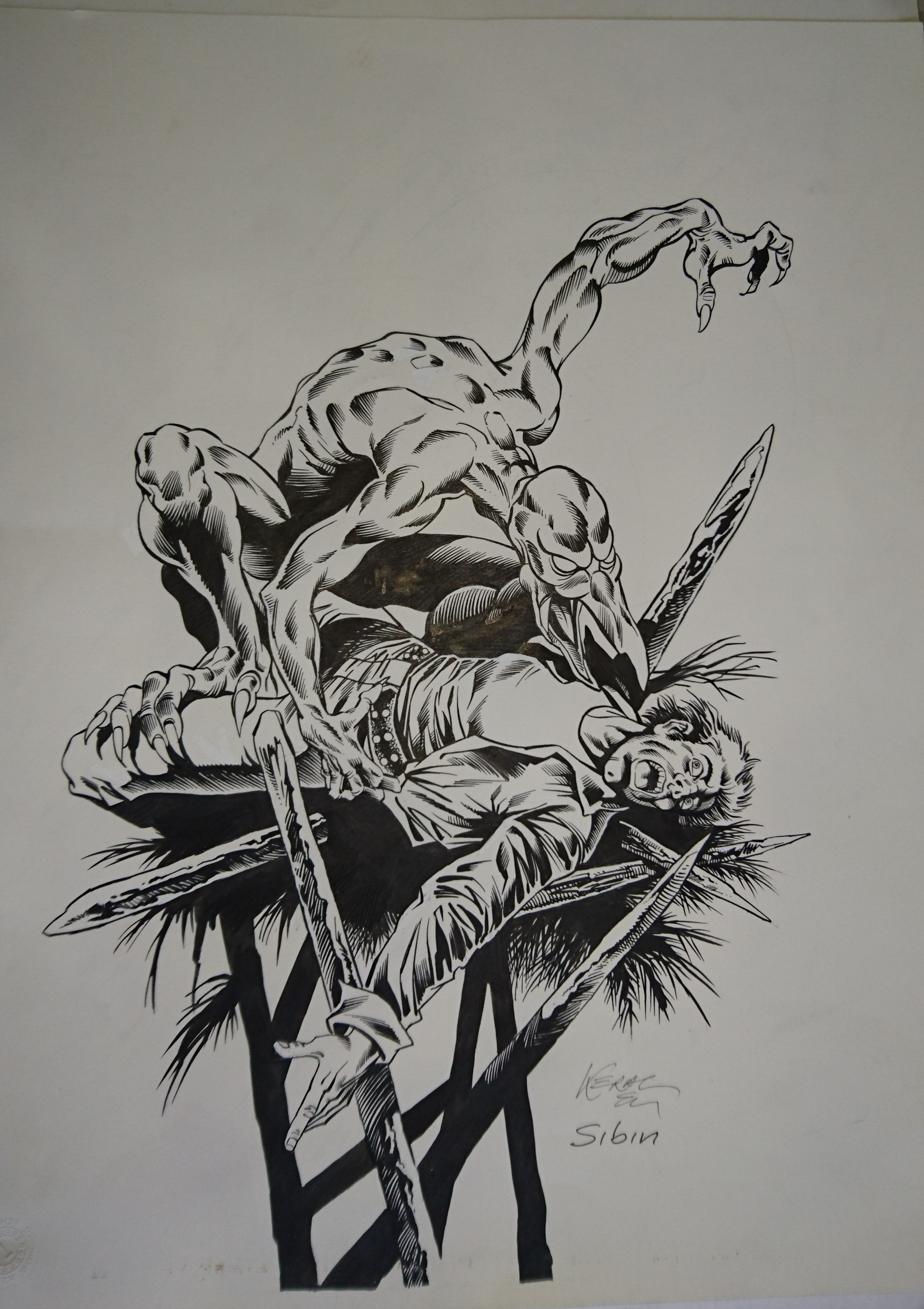 Originalna naslovnica horror serija - Bane Kerac/Sibin Slavković ...